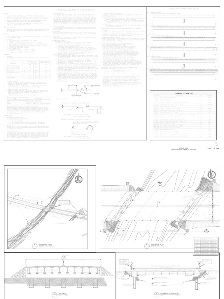 Guadalupe Bridge As Built Plan | PDF | Structural Engineering | Civil ...