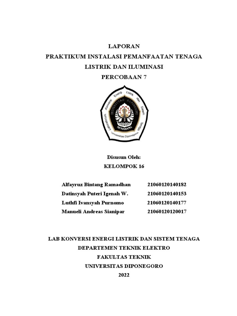 Laporan P7 K16 | PDF