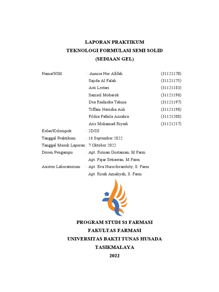 Laprak Gel Kelompok 3 Ril | PDF | Kesehatan Holistik | Sains & Matematika