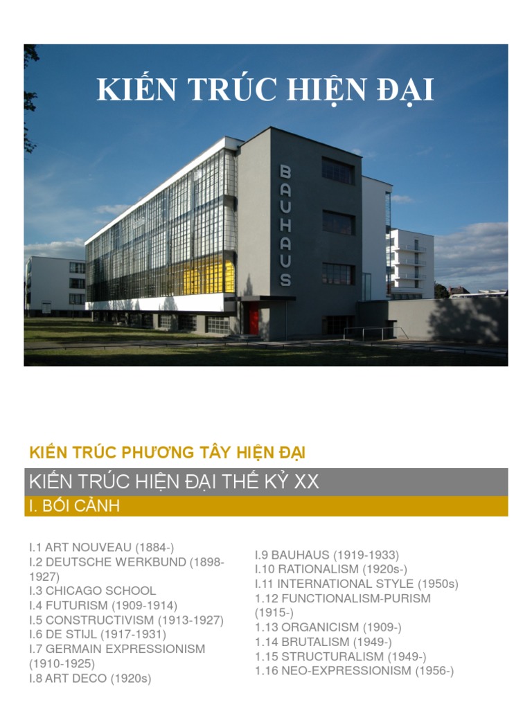 Kien Truc Hien Dai | PDF
