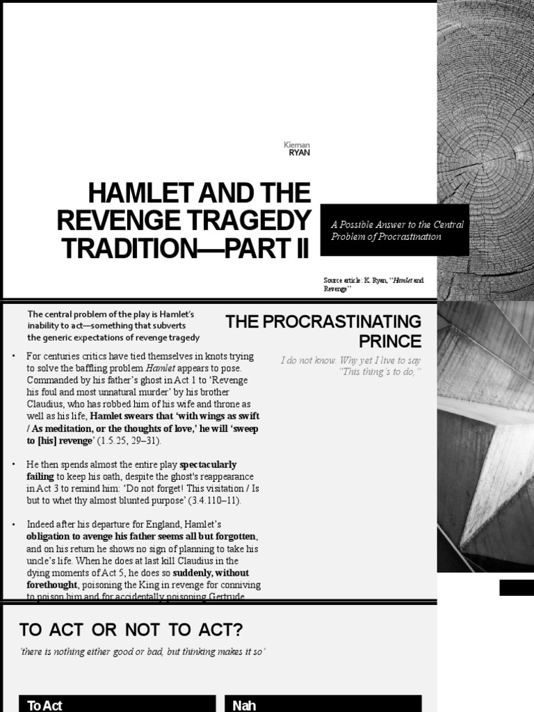 Hamlet and The Revenge Tragedy Tradition-Part II | PDF | Hamlet