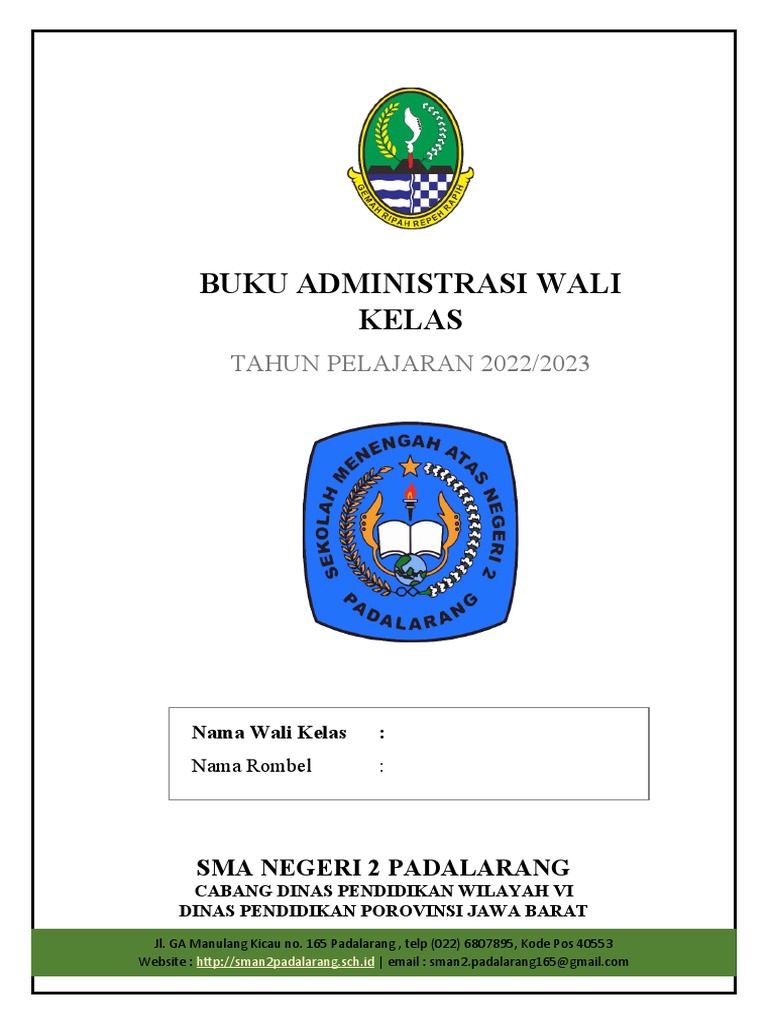 Administrasi Wali Kelas | PDF