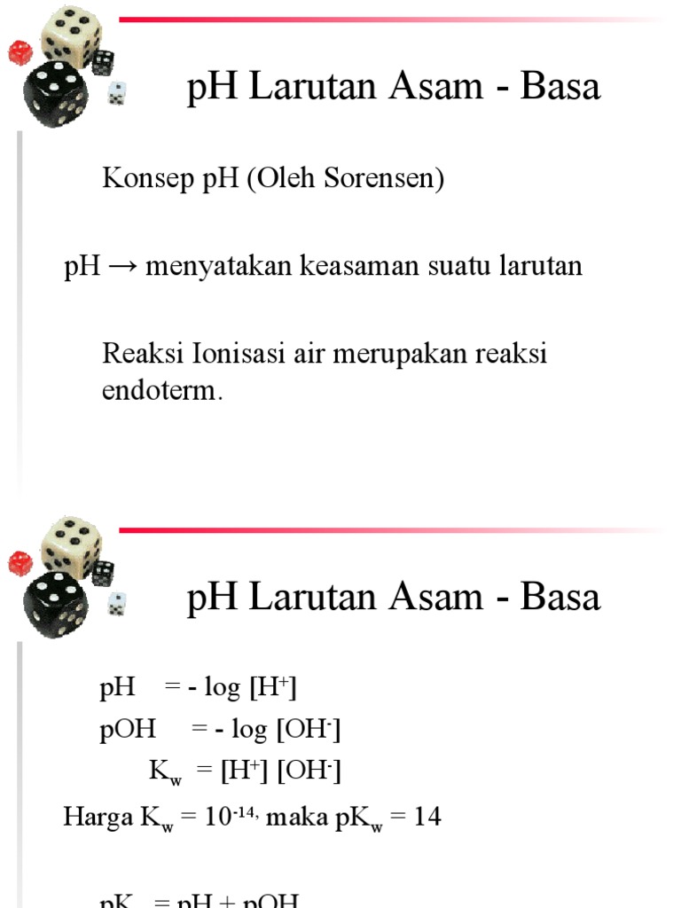Perhitungan PH Asam - Basa | PDF
