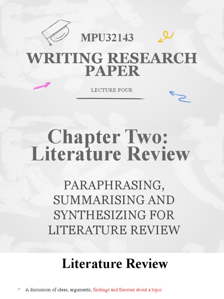 Lecture 4 Writing Research Proposal Chapter 2 | PDF | Plagiarism | Part ...