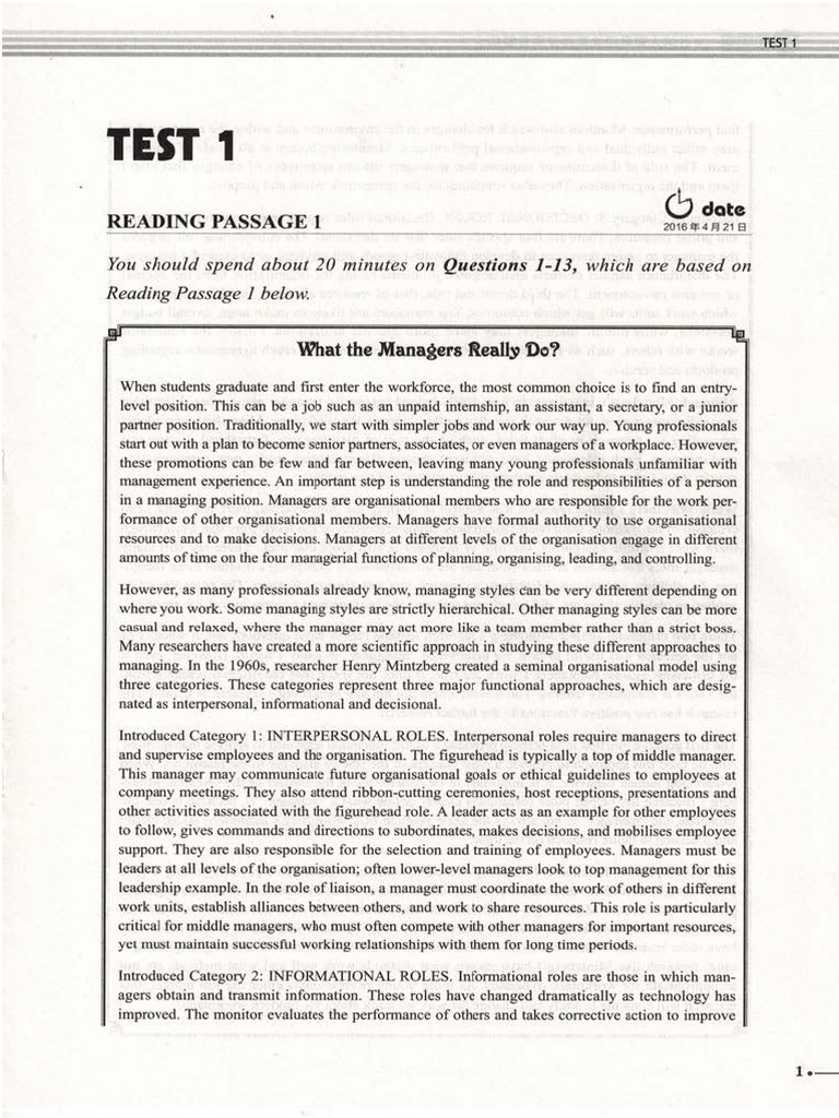 Handout Reading 5 | PDF