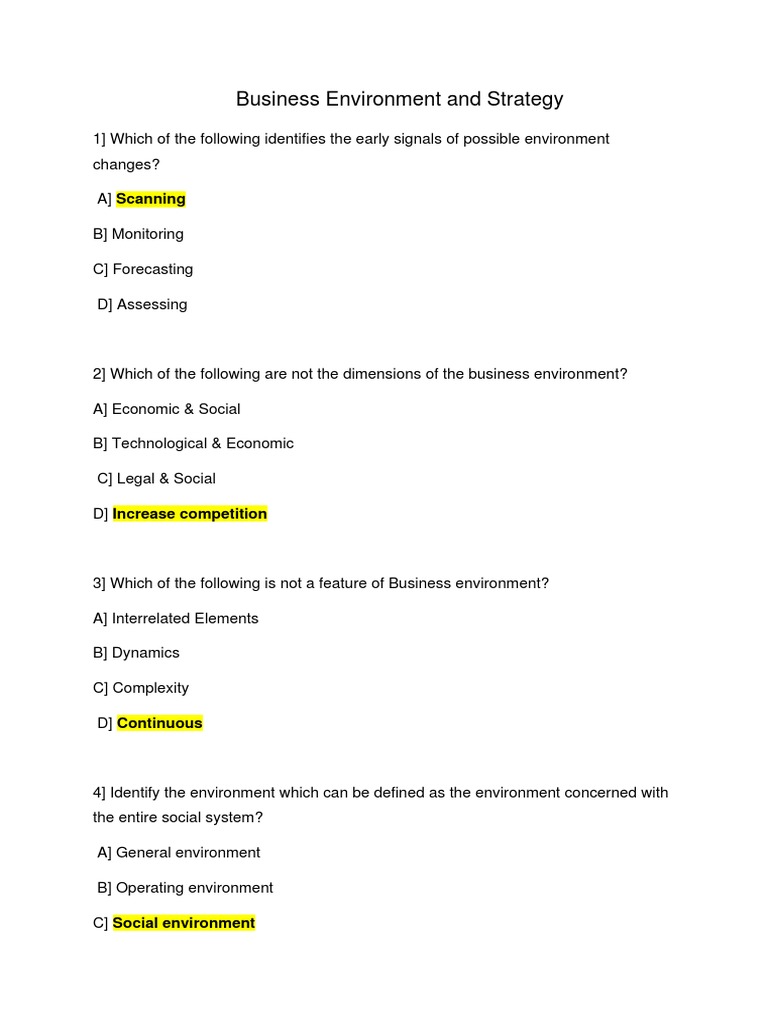 BES Model Question Paper | PDF | Business | Economies