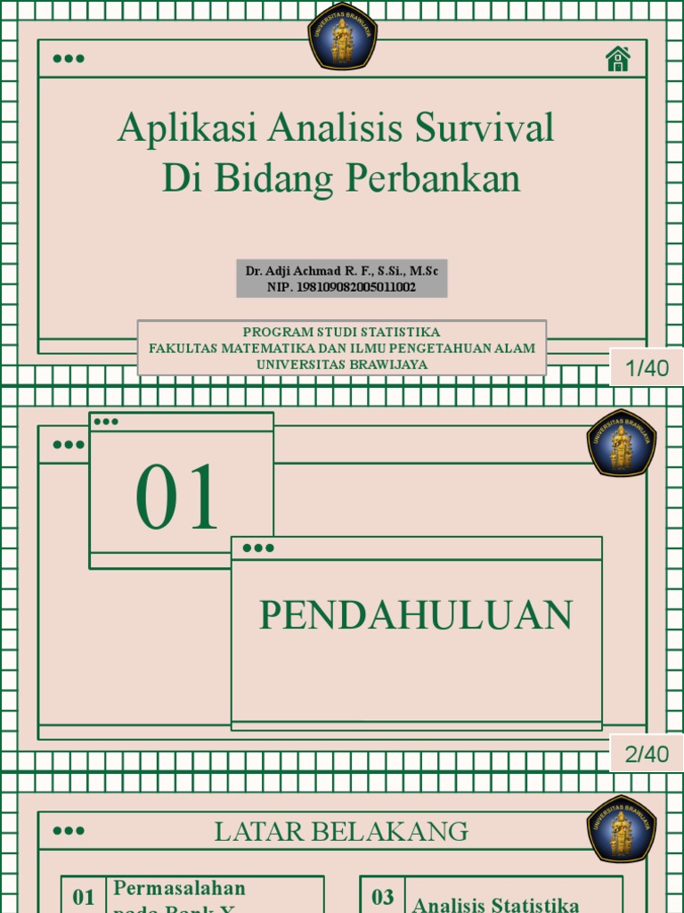 Aplikasi Analisis Survival Pada Perbankan | PDF