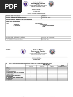 Brigada Eskwela Form 07 | PDF | Desk | Building Materials