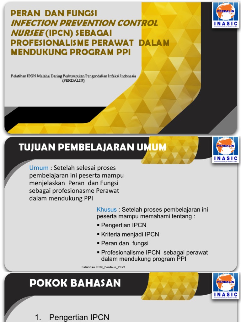 IPCN - Peran - Fungsi IPCN - Perdalin Rev. 2022 | PDF