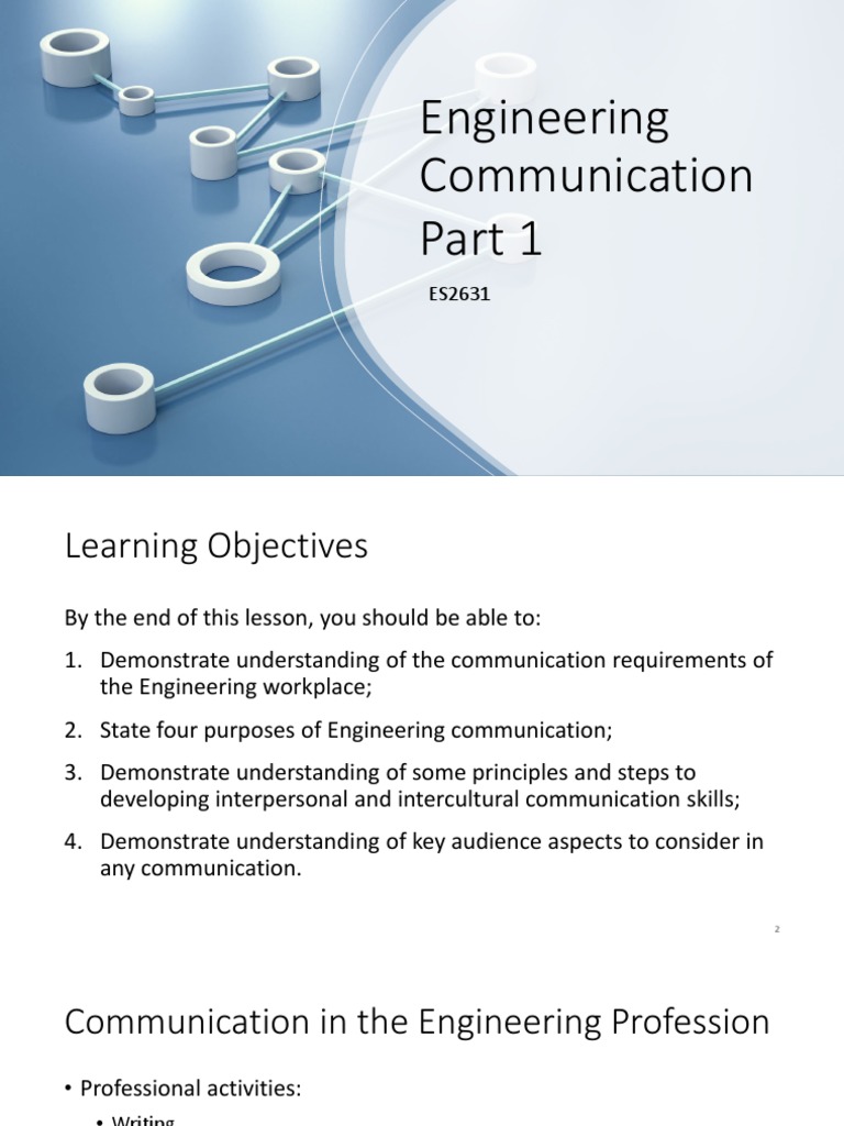 Week 4 Engineering Communication Part 1 Lecture Slides | PDF ...