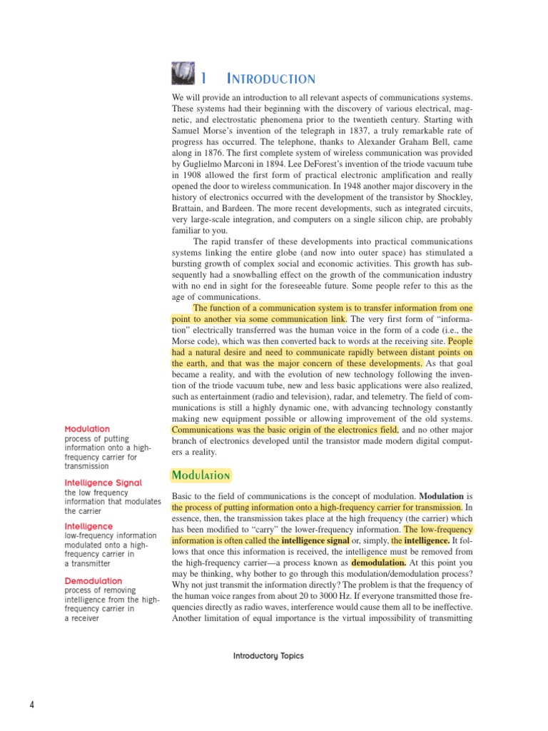 INTRo TO COMMUNICATIONS SYSTEMS 10675 | PDF | Decibel | Radio
