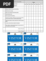 Rigging Equipment Inspection Checklist | PDF | Rope | Wire