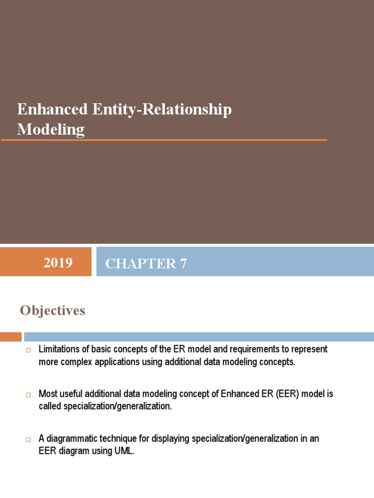 2019 ch07 - EERM | PDF | Conceptual Model | Inheritance (Object Oriented Programming)