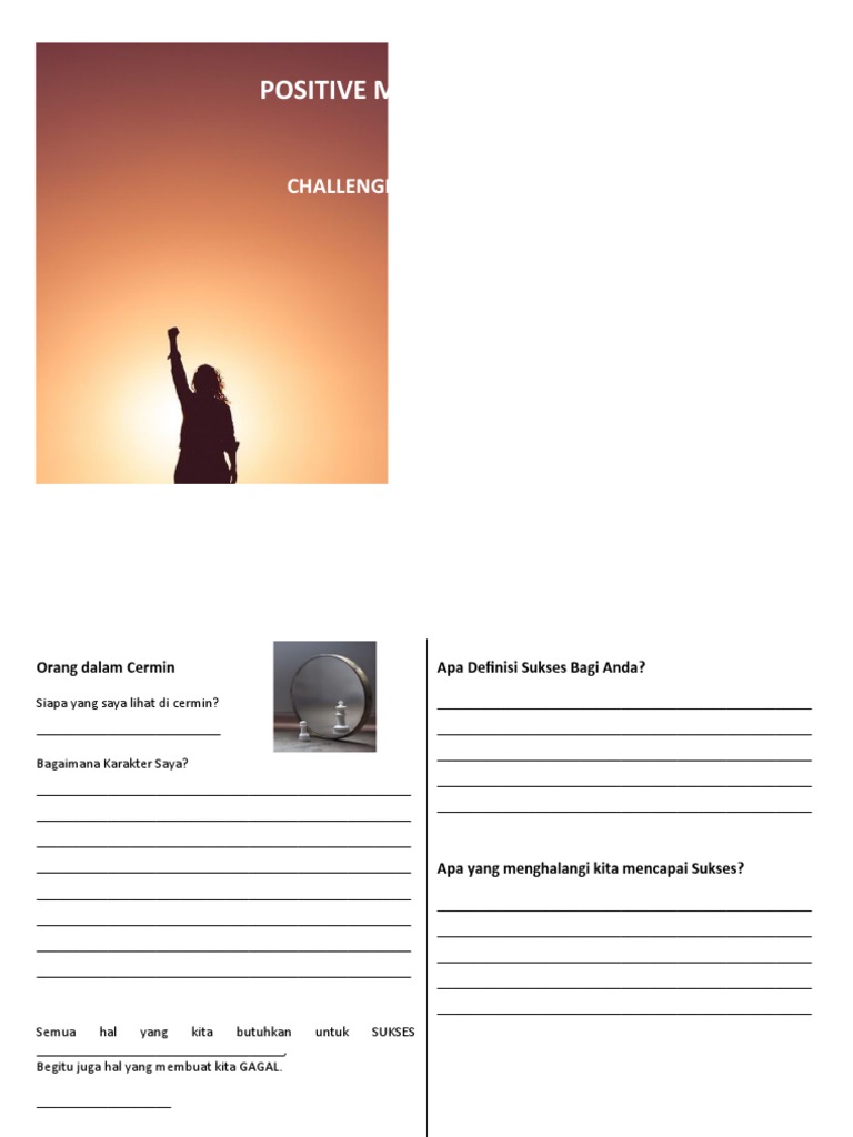 Positive Mental Attitude - WorkBook | PDF Positive Mental Attitude - WorkBook | PDF