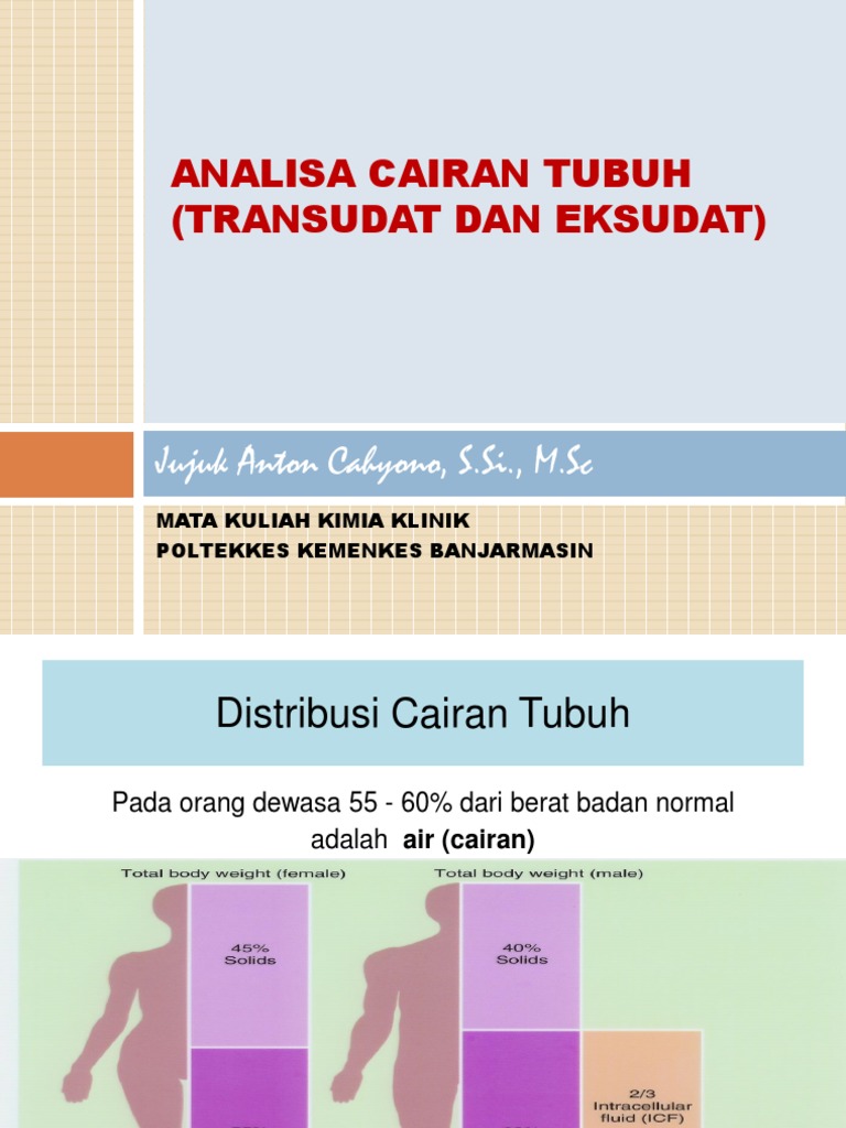 Cairan Transudat Eksudat | PDF