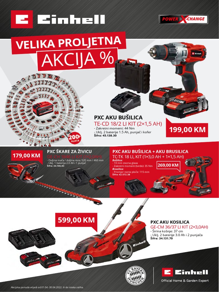 Einhell Service Catalogues Spring Promo April | PDF