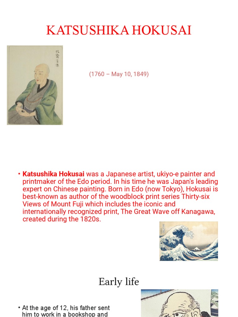 Katsushika Hokusai: Life and Art | PDF