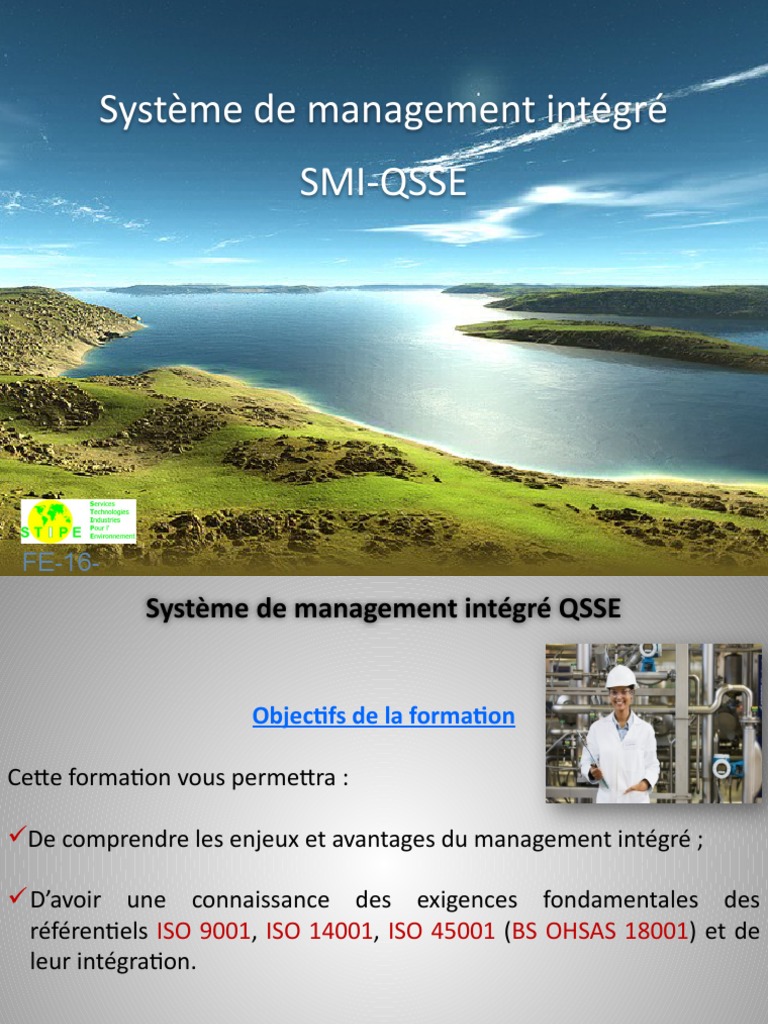 Système de Management Intégré SMI-QSSE | PDF | Management de la qualité ...