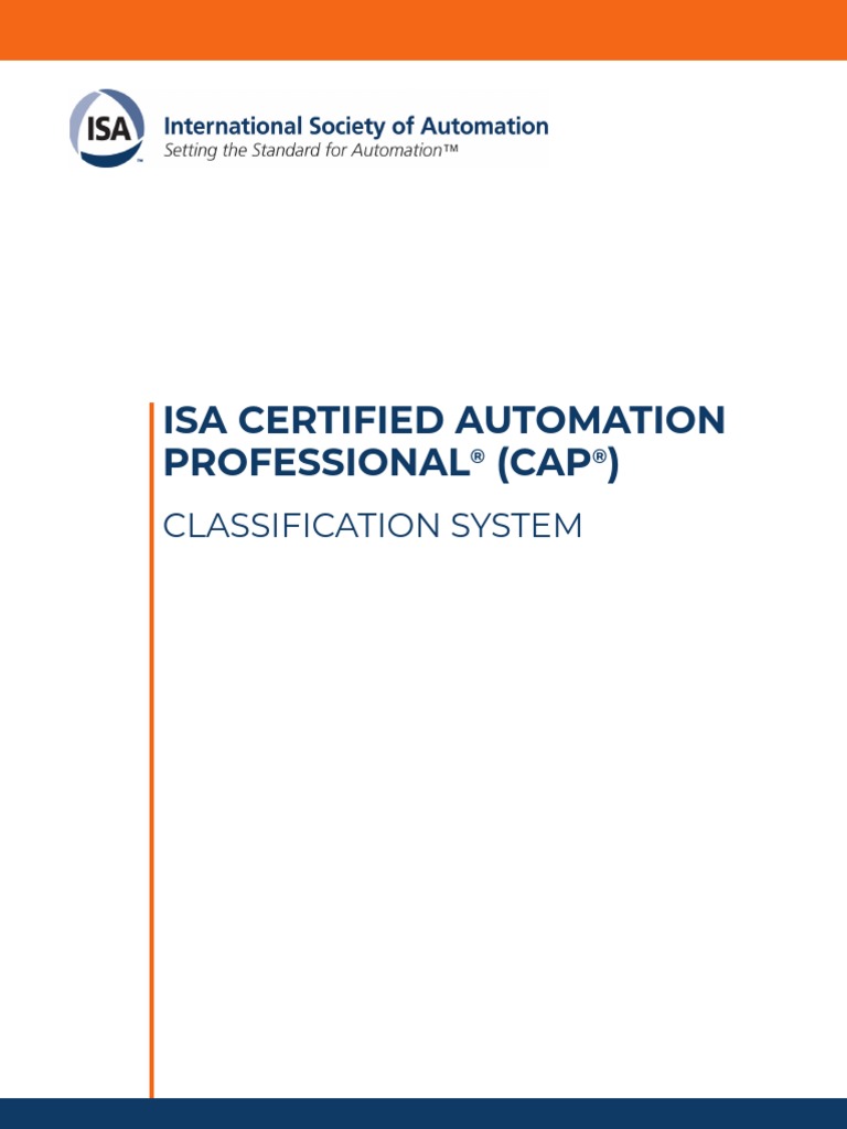 CAP Classification System Final | PDF | Computer Network | Automation