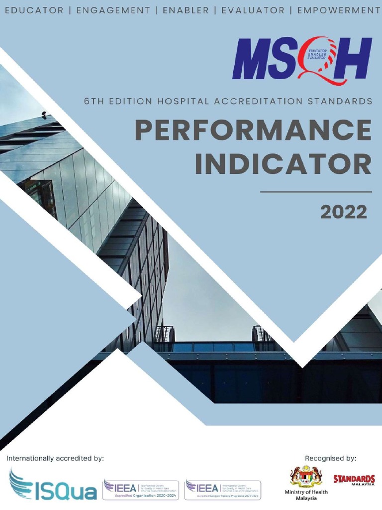 MSQH Performance Indicators - 6th Edition (Complete Set of Performance ...