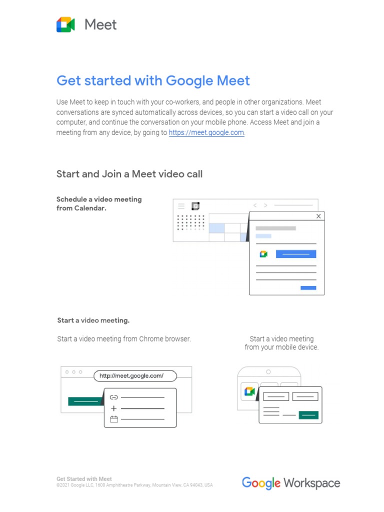 Get Started With Meet | PDF | Computer Science | Consumer Electronics