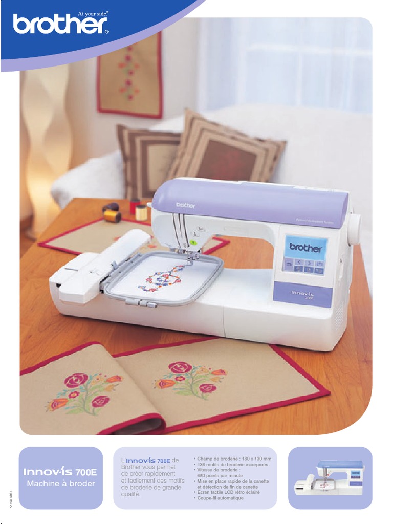Brodeuse Brother 700e II | PDF | Broderie | Couleur