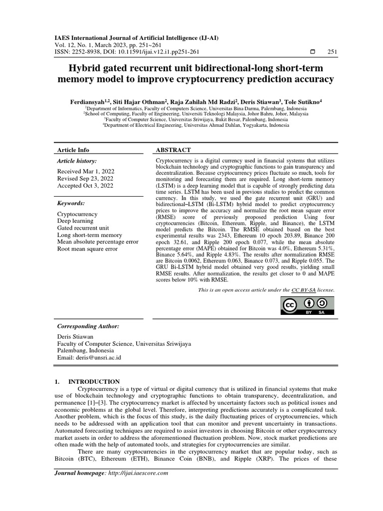 Hybrid Gated Recurrent Unit Bidirectional Long Short Term Memory Model