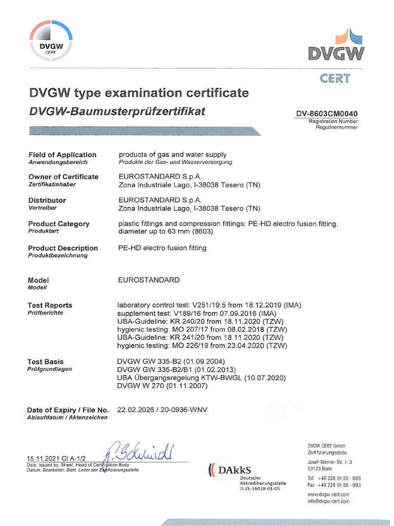 10 DVGW - GW335B2 - Electrofusion Up To 63mm | PDF