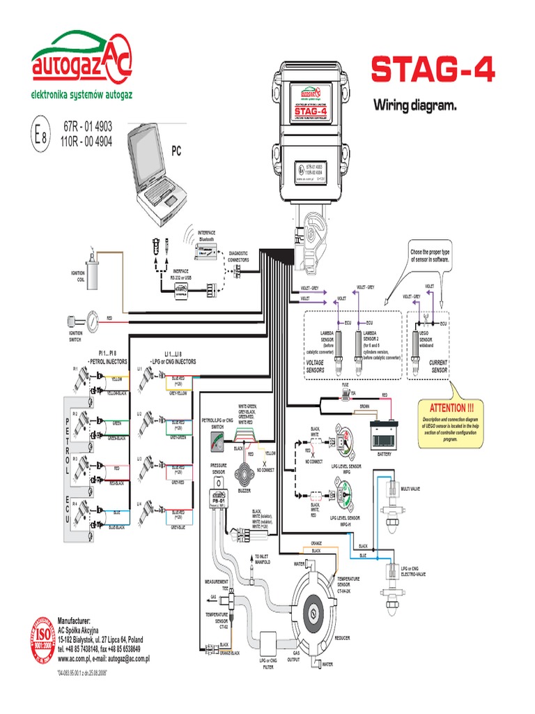 CNG/LPG Wiring Diagram Overview | PDF | Ignition System | Fuel Injection
