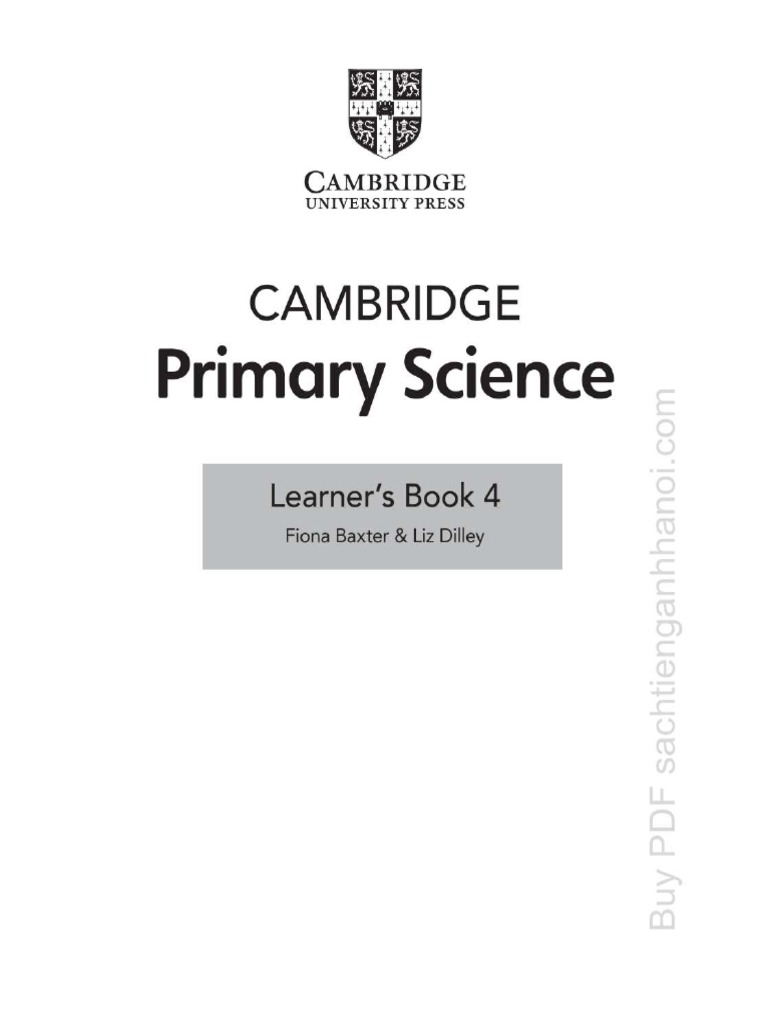 Cambridge Primary Science 4 Learner's Book Second Edtion 2021 | PDF