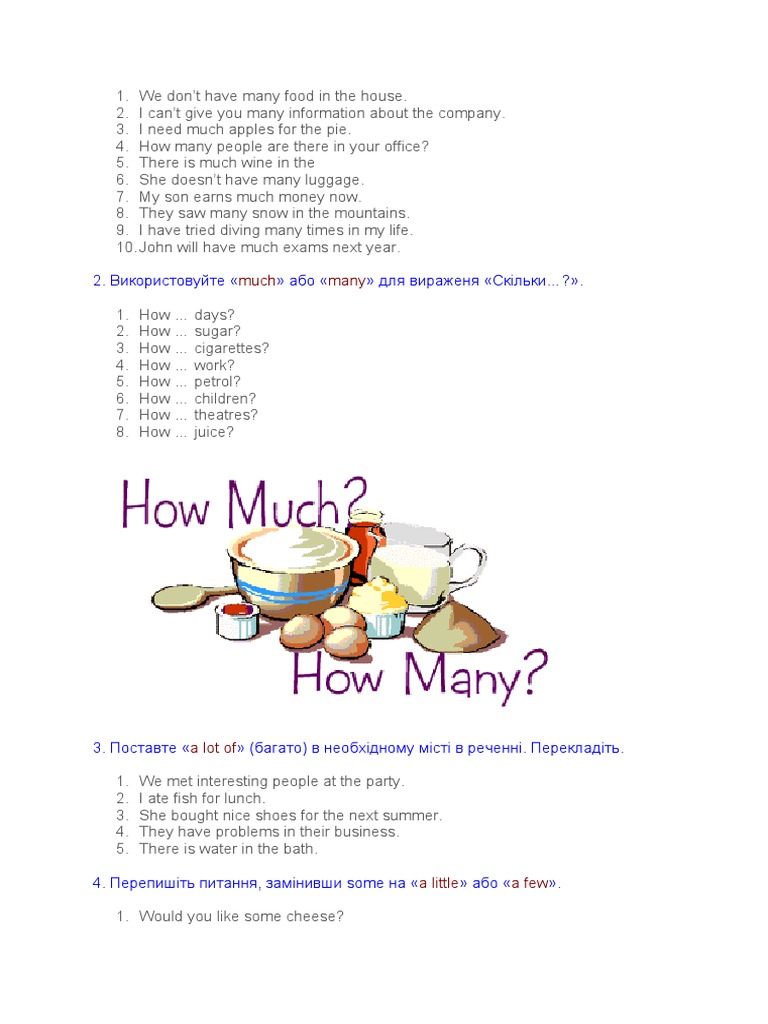 Few: Little: Much: Msny | PDF