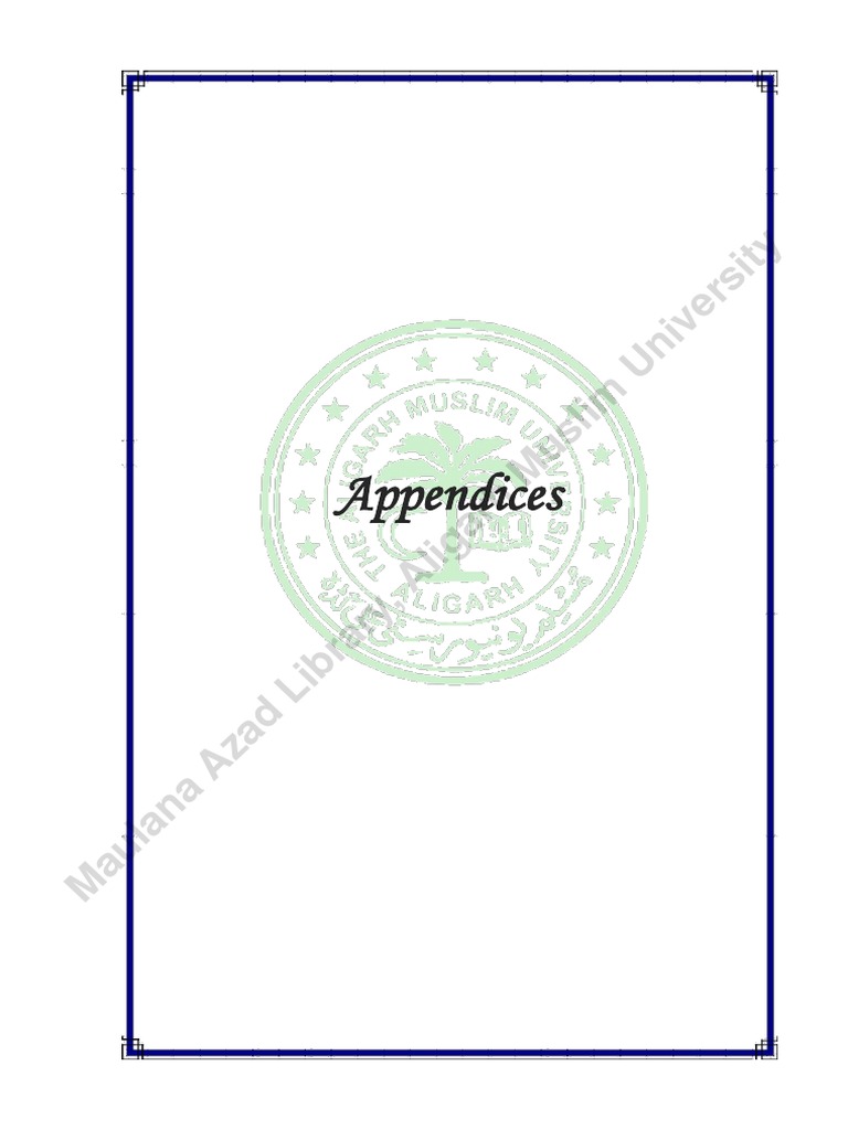 12 Appendix | PDF | Self Efficacy | Mental Health