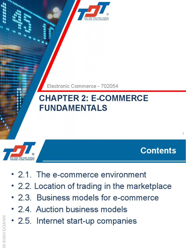 E-Commerce Fundamentals Guide | PDF | E Commerce | Electronic Business