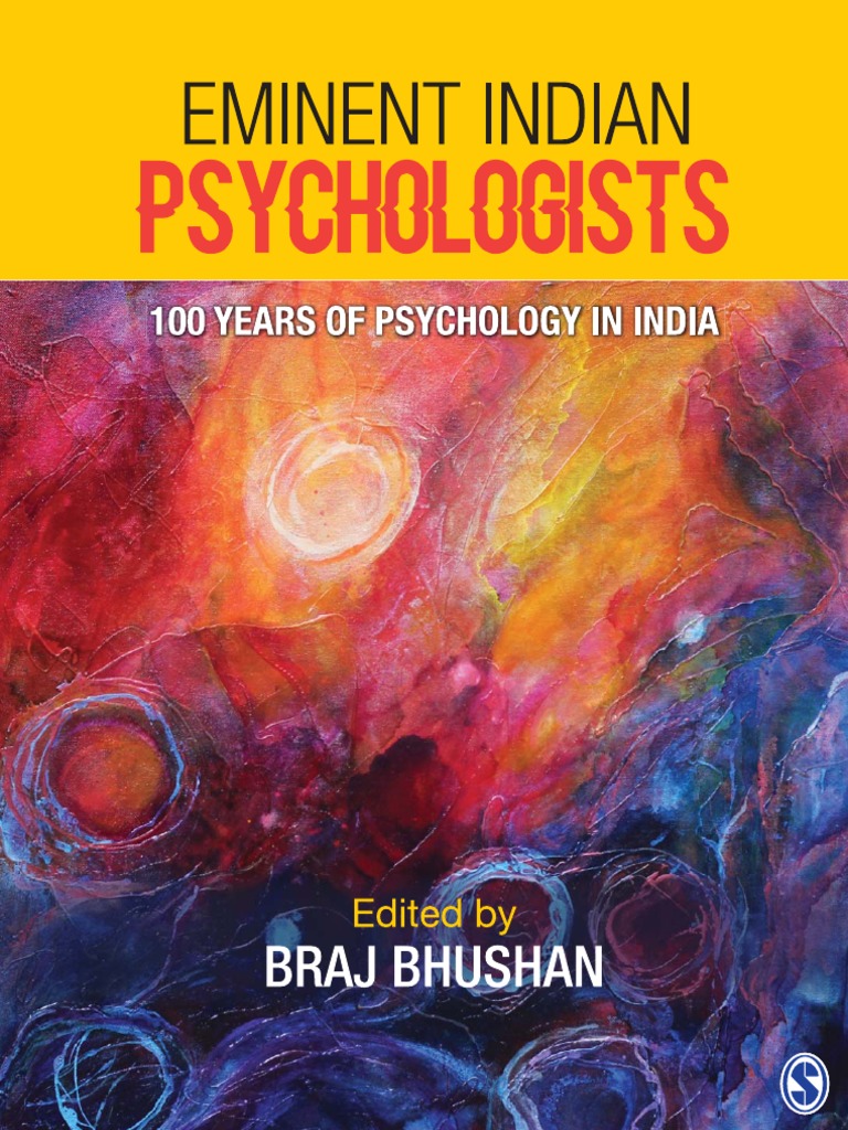 Eminent Indian Psychologists 100 Years of Psychology in India | PDF ...