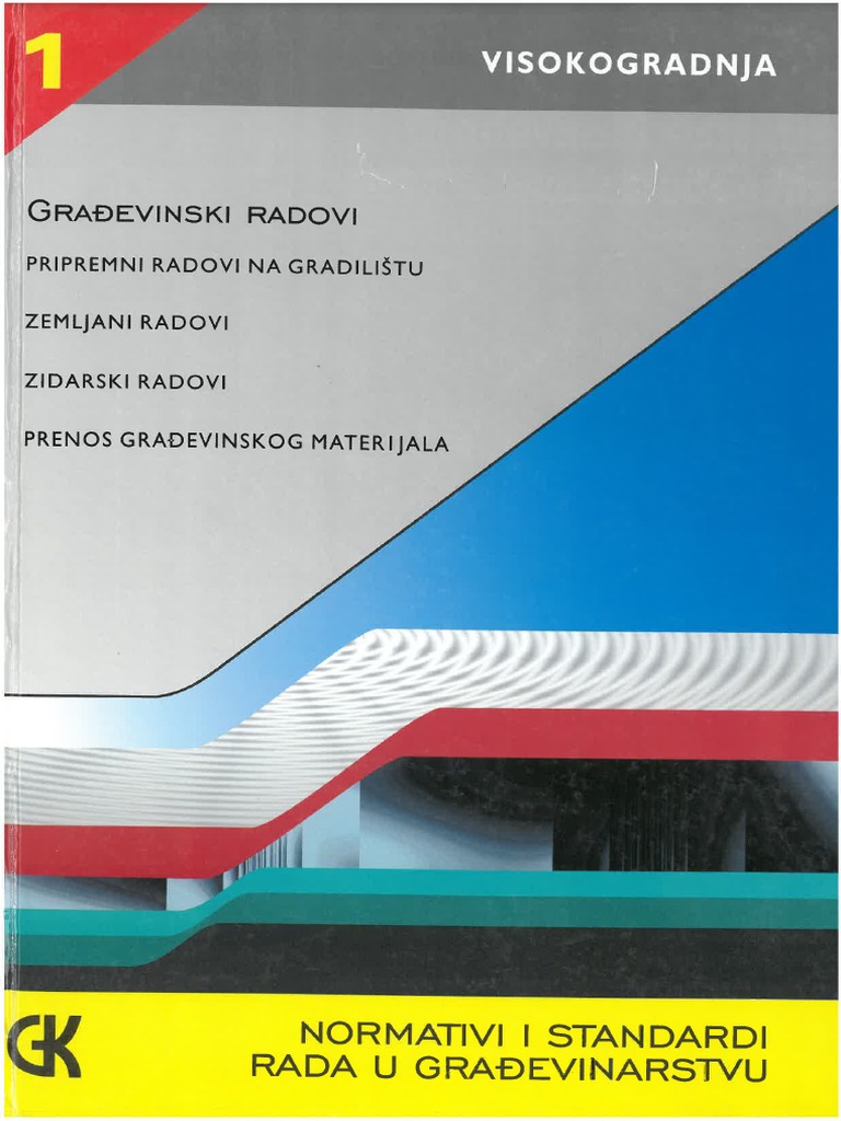 Normativi I Standardi Rada U Građevinarstvu 1 | PDF