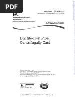 Awwa Codes and Standards | PDF | Pipe (Fluid Conveyance) | Valve