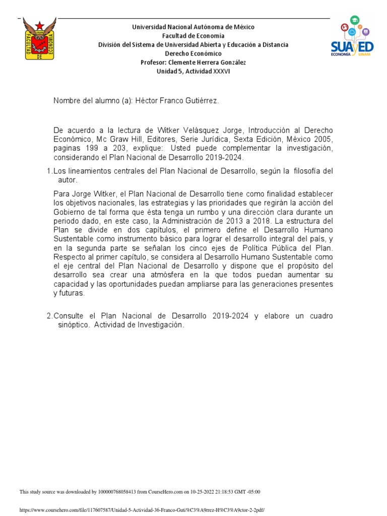Unidad 5 Actividad 36 Franco Guti Rrez H Ctor 2 2 PDF | PDF