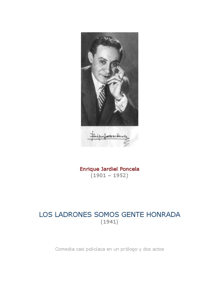 Los Ladrones Somos Gente Honrada | PDF | Comedia | Teatro