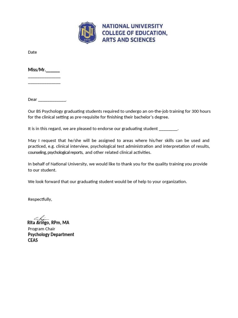 Endorsement Form | PDF