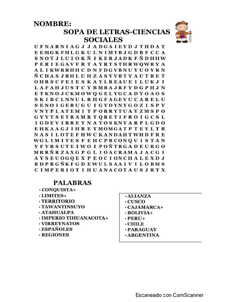 Actividad Ciencias Sociales 6to. " F" | PDF