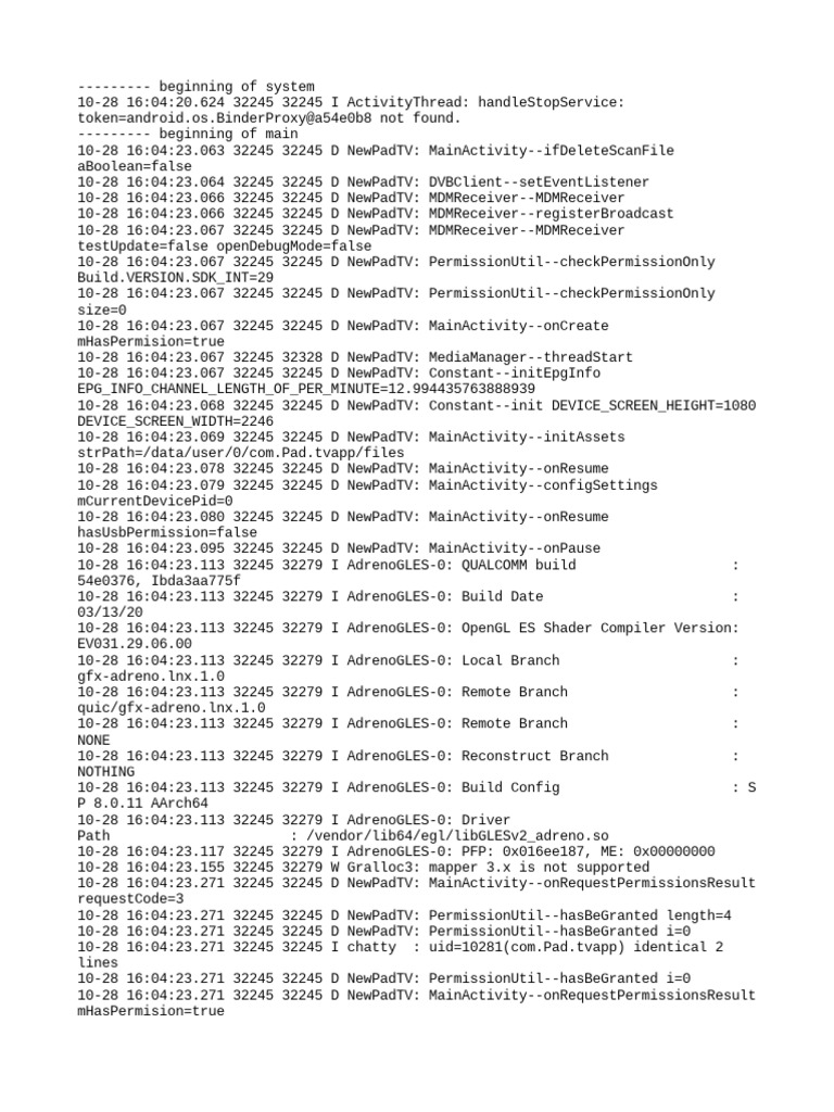 Logcat | PDF | Software Development | 3 D Computer Graphics