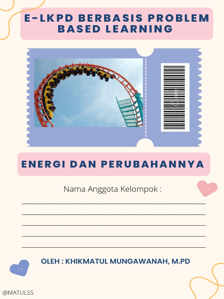 E-Lkpd Berbasis Problem Based Learning | PDF