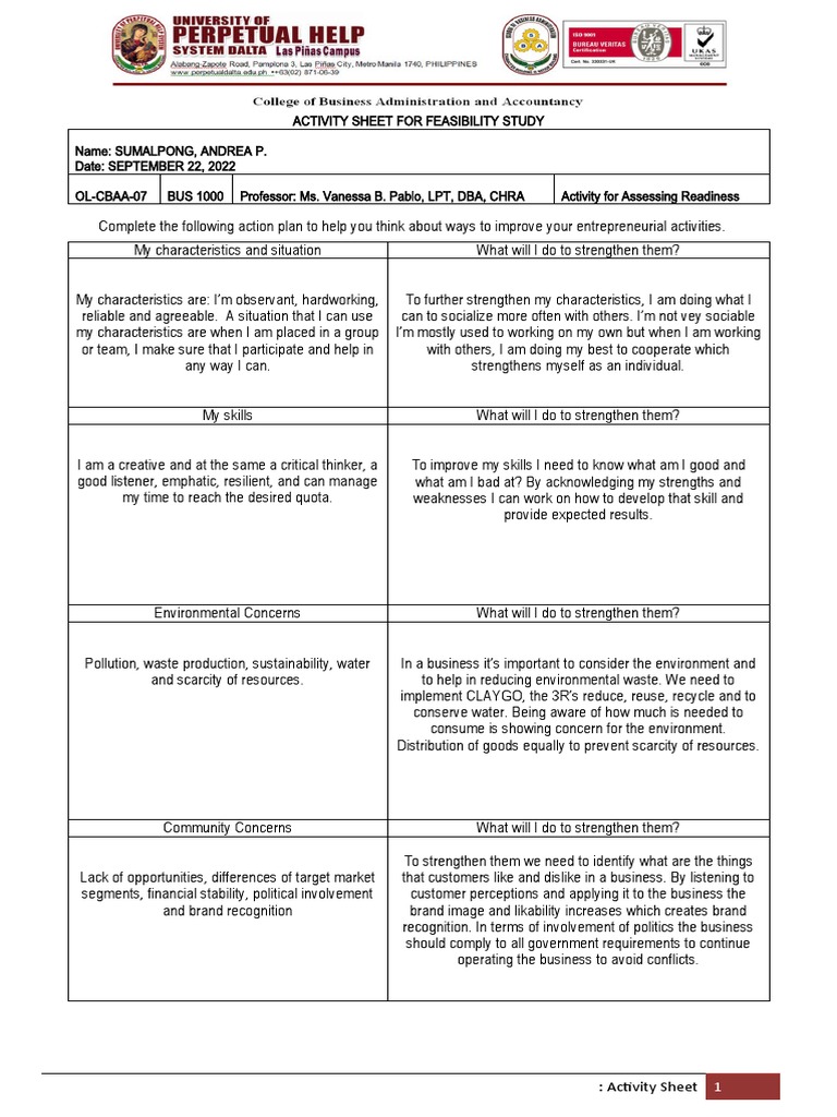 3 - Individual Activity Sheet - FS - 2022 (SUMALPONG) | PDF