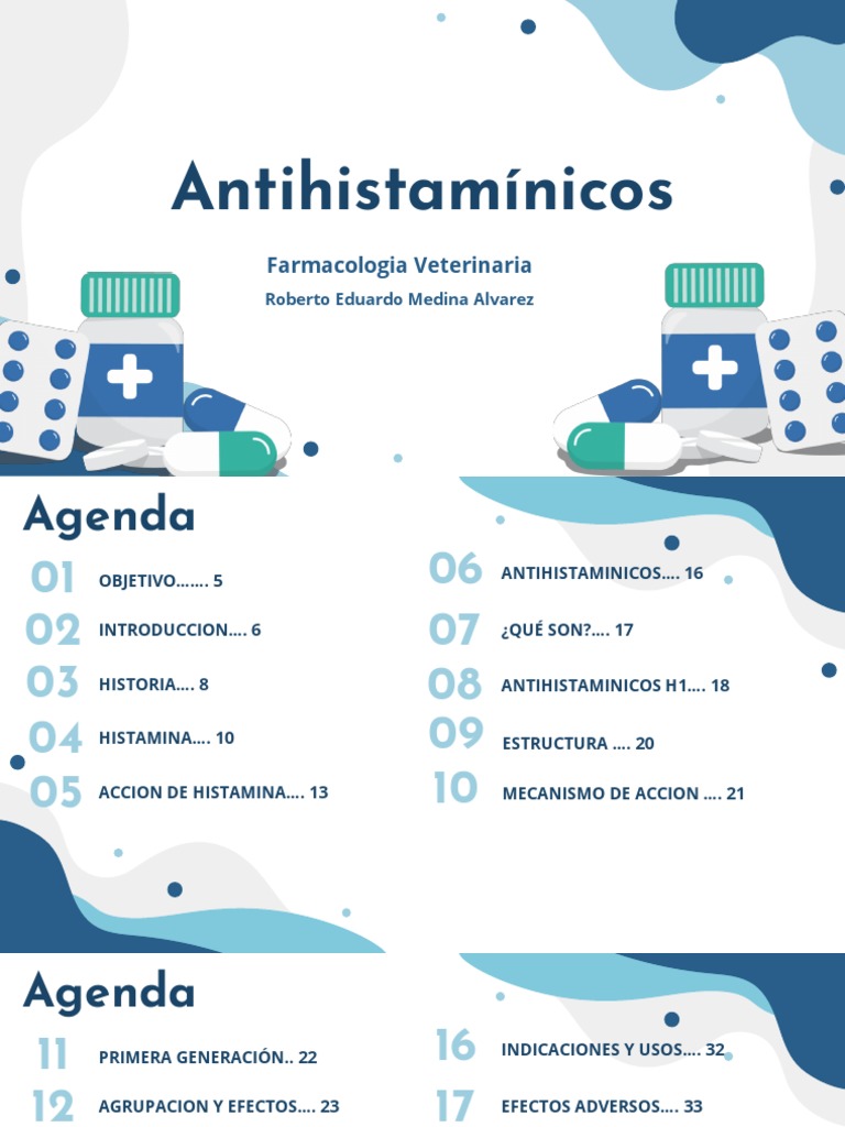 Antihistaminicos | PDF | Inflamación | Farmacología