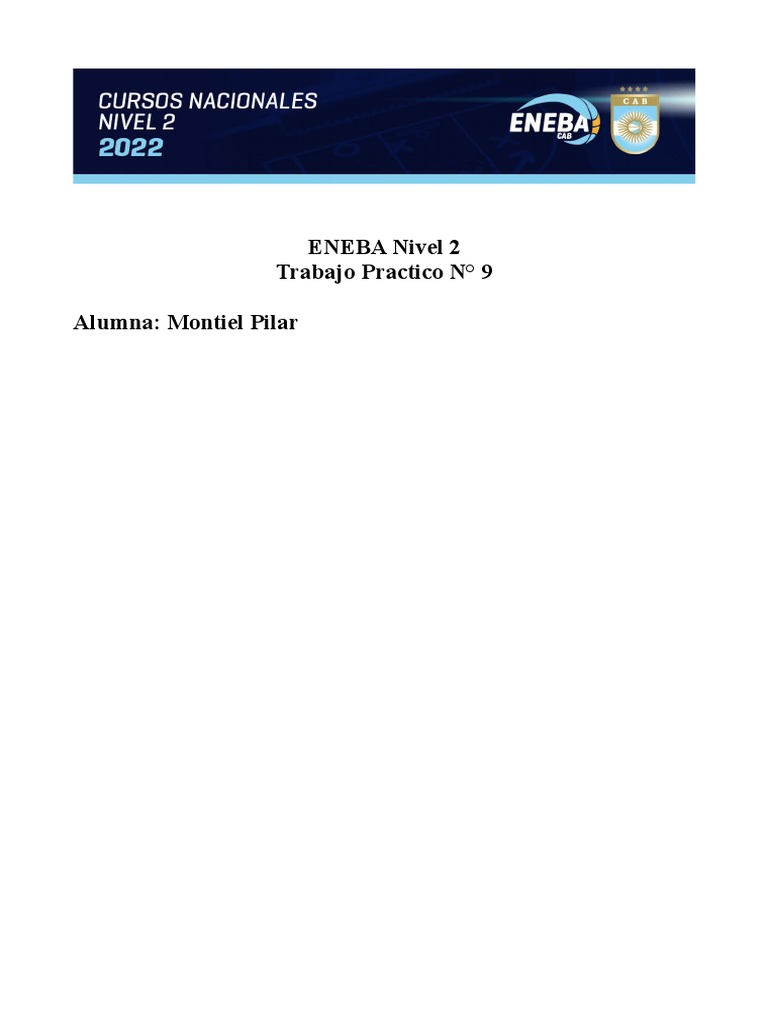 TP 9 Eneba | PDF | Planificación | Disciplinas