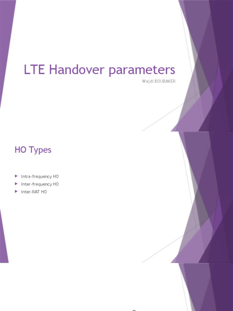LTE Handover P | PDF