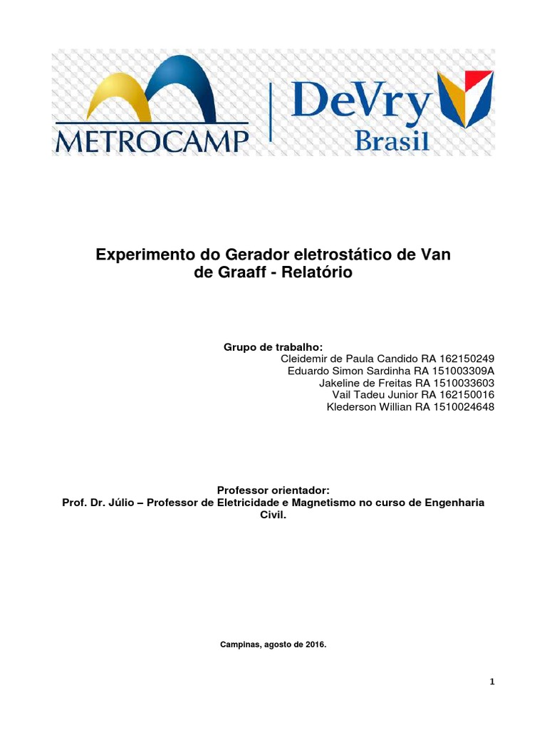 Exp01 GerVanGraaf01 | PDF