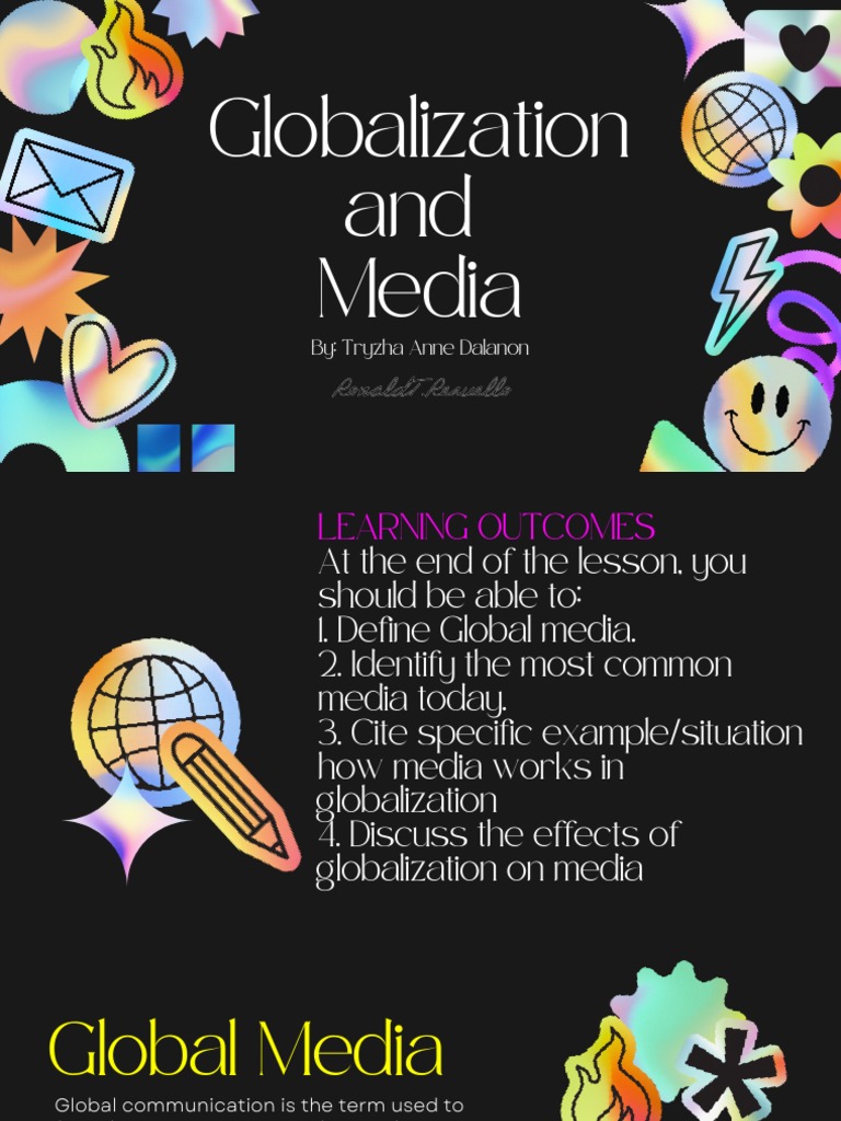 Module 2.1 Globalization and Media | PDF | Media (Communication ...