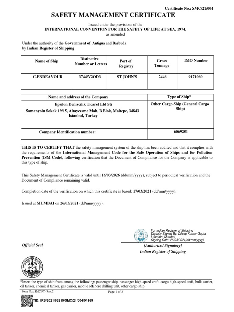 3 - Copy of The SMC | PDF | Ships | Shipping