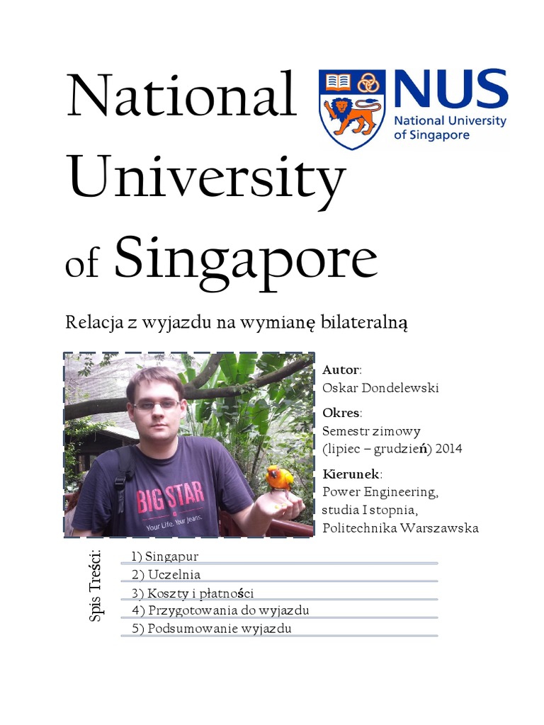 Relacja NUS | PDF